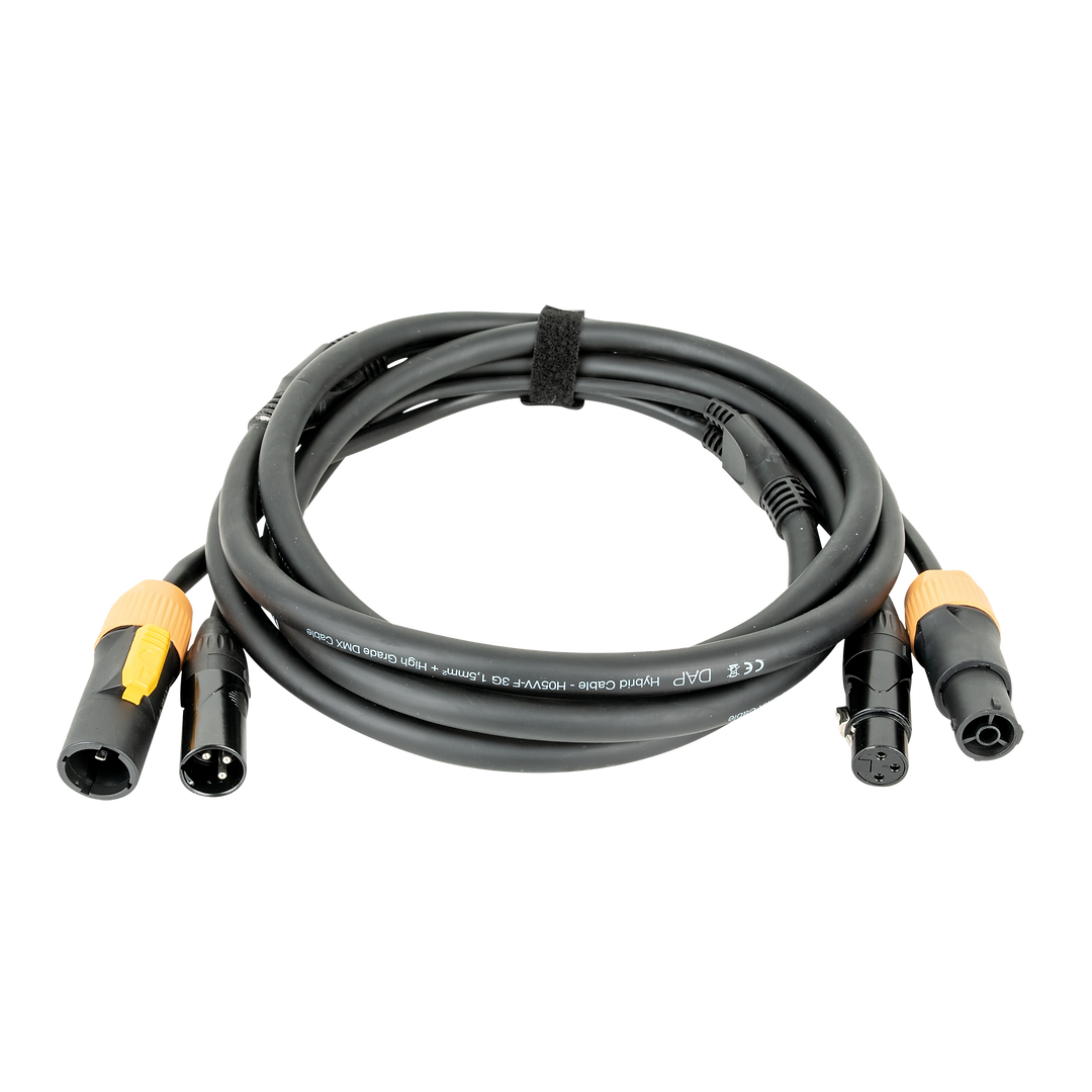 Combi kabel stroom & signaal - Powercon True1- en XLR